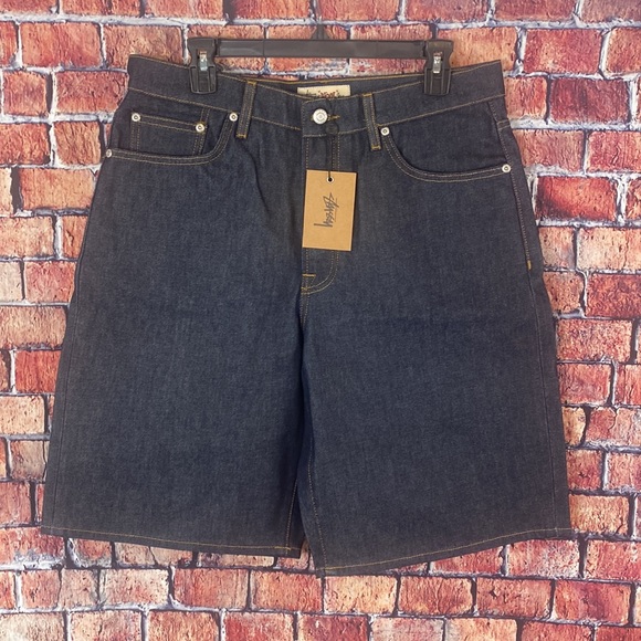 Stussy | Shorts | Stussy Raw Denim Big Ol Shorts | Poshmark
